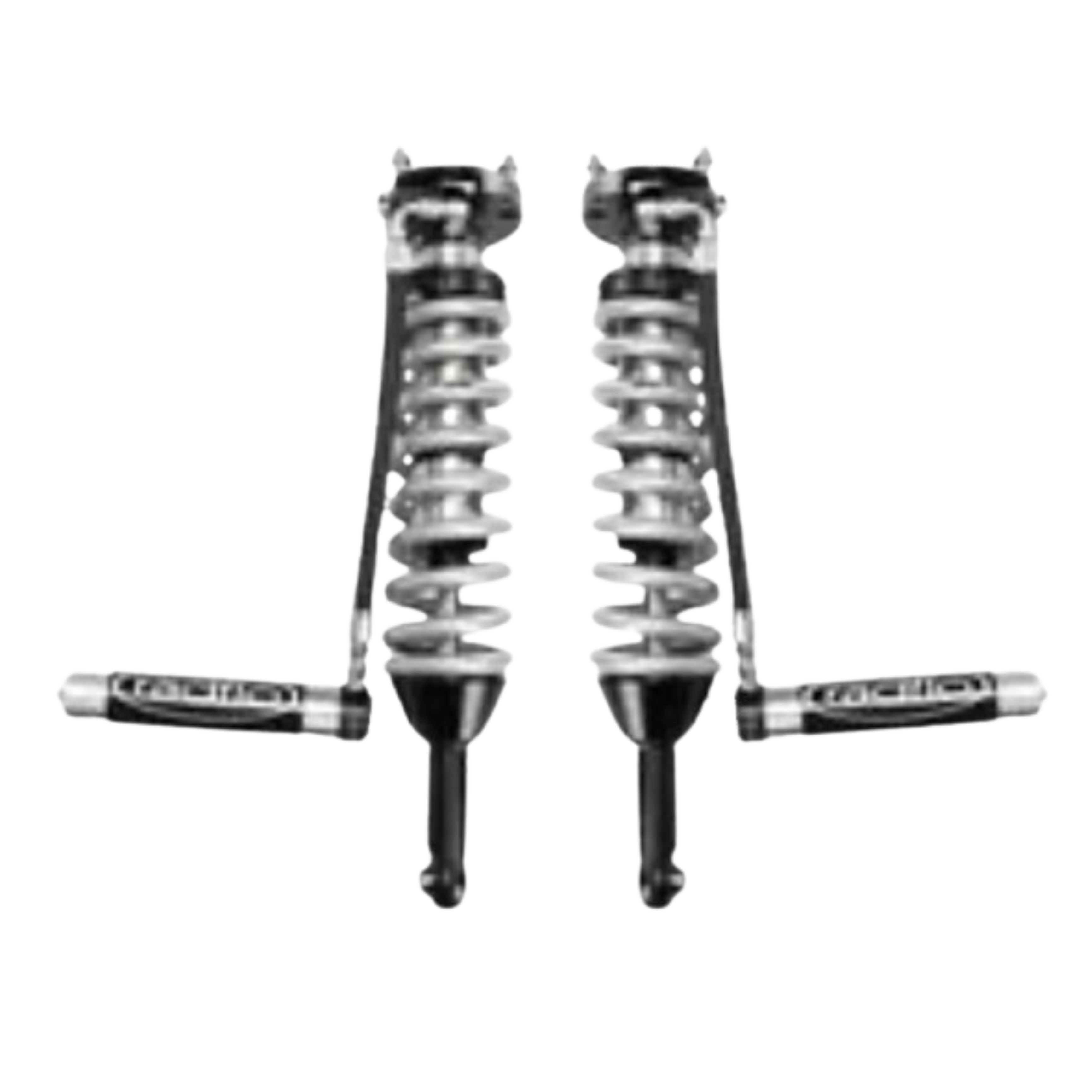 Radflo 2.5" Body Coilovers | Remote Reservoir | For 6" Bracket Lift Ki ...