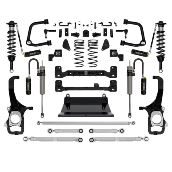 Icon | 6" Lift | Stage 7 Suspension System | W/Billet Upper Control Ar ...