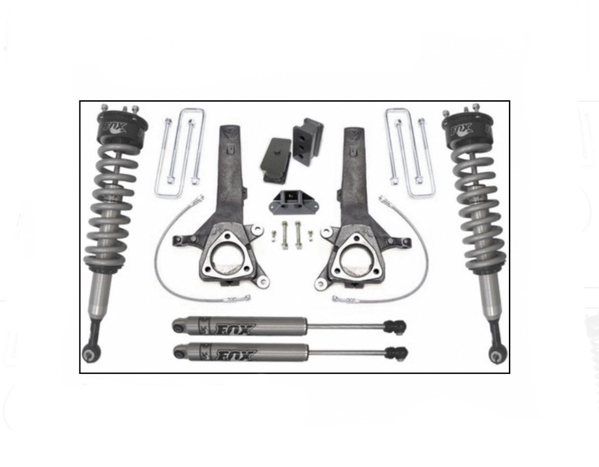 Maxtrac | 6.5"/4" Lift Kit | W/FOX Coilovers and FOX Rear Shocks | (20 ...