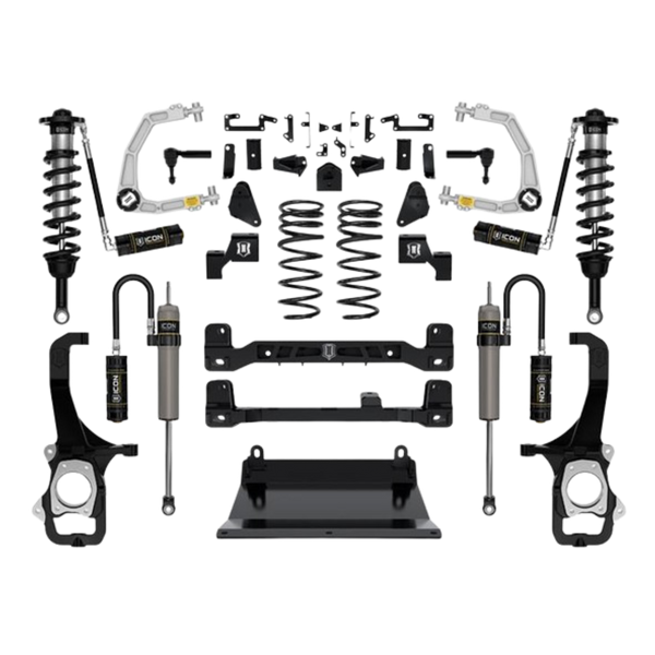 Icon | 6" Lift | Stage 4 Suspension System | W/Billet Upper Control Ar ...
